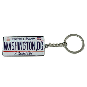 Washington DC License Plate Keychain – I Love DC Gifts
