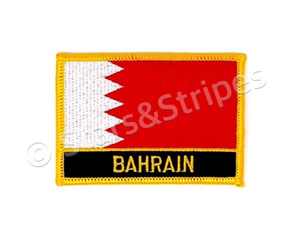 Bahrain Flag Embroidered Patch – I Love DC Gifts