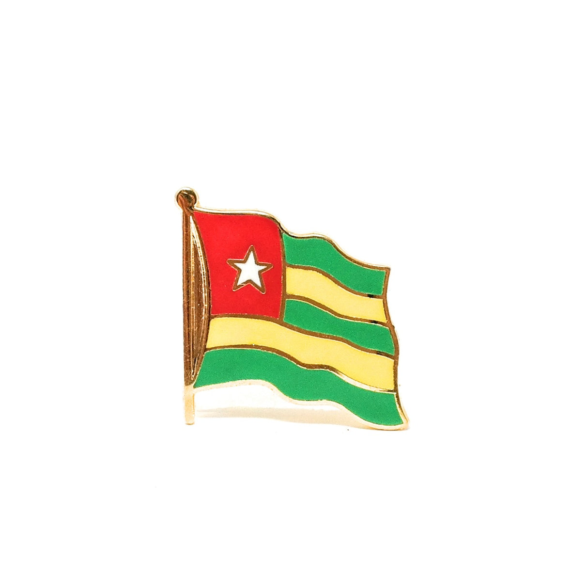 Togo Flag Lapel Pin – I Love DC Gifts